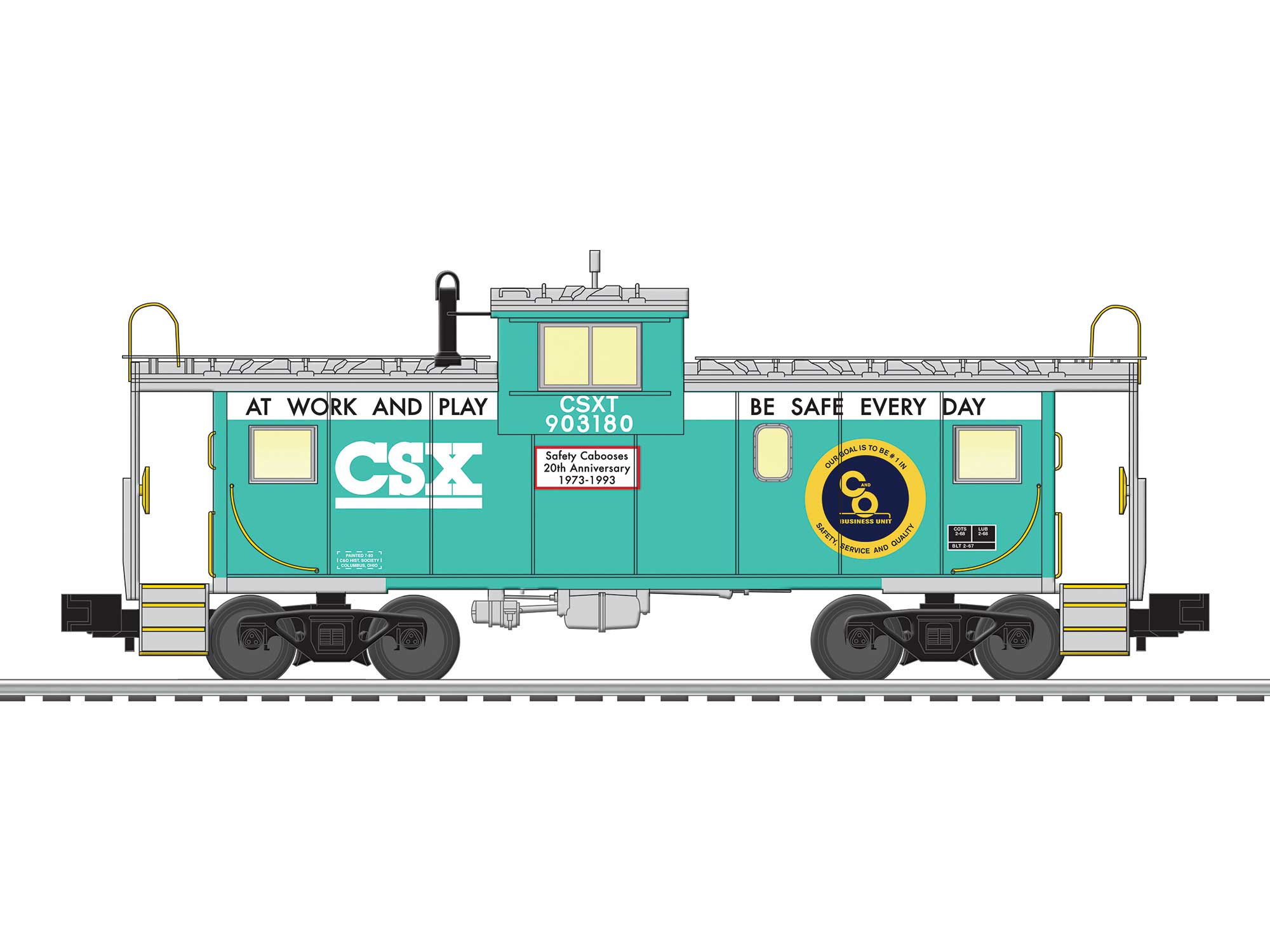 CSX Wide Vision Caboose